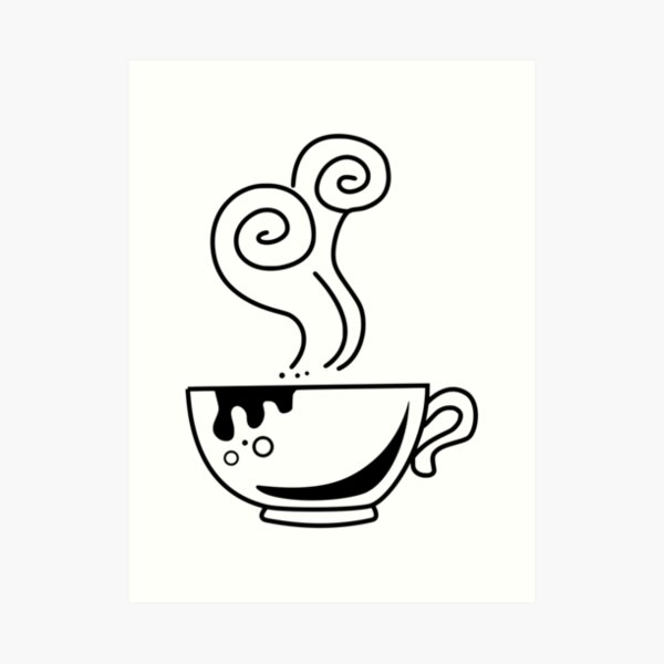 "Everyday is a coffee day, coffee adict sticker, coffee lover, Symbol ...