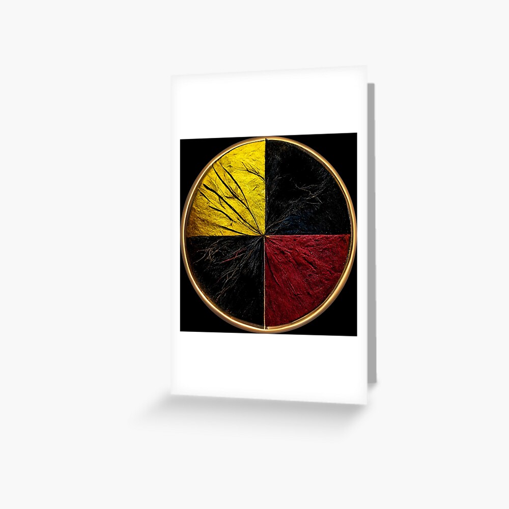 "Indigenous Medicine Wheel , Wheel Of Life, Native America." Greeting ...