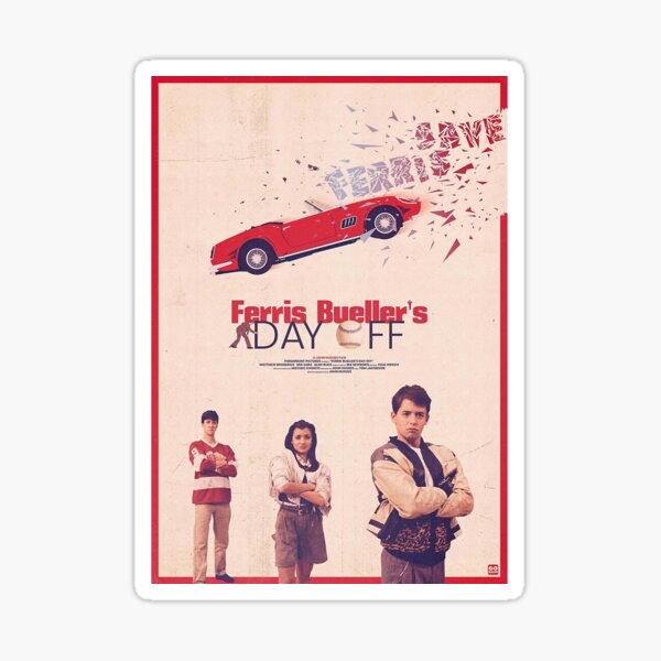 "Ferris Bueller's Day Off alternative Poster" Sticker for Sale by ...