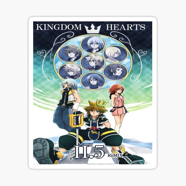 "kingdom hearts kh3" Sticker for Sale by romepleione | Redbubble