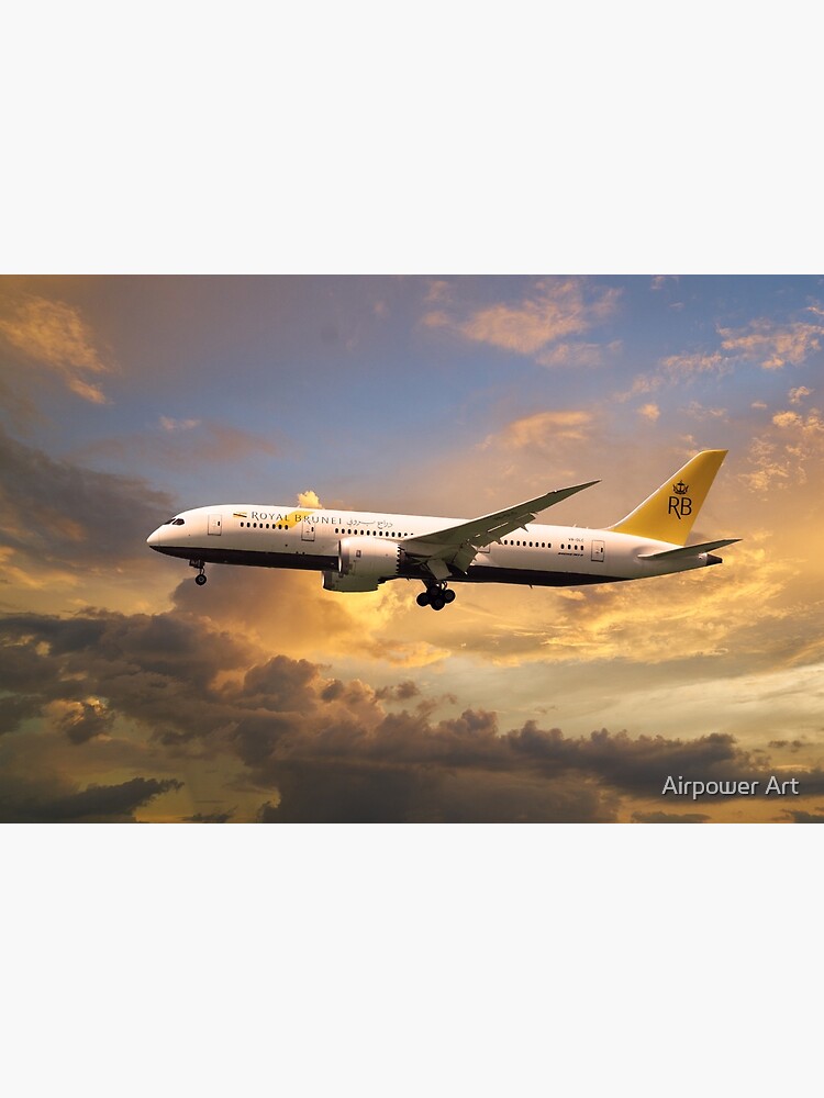 Royal Brunei Boeing 787-8 Dreamliner V8-DLC Premium Matte Vertical ...