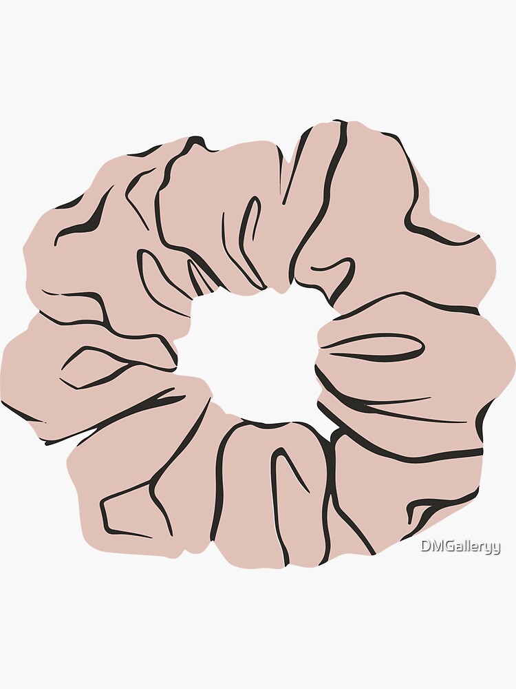 "Scrunchies" Sticker for Sale by DMGalleryy | Redbubble
