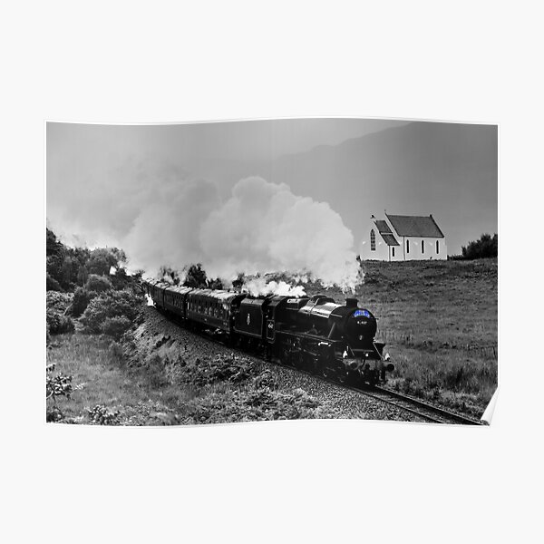 "The Jacobite Steam Train." Poster by AlbaPhotography | Redbubble