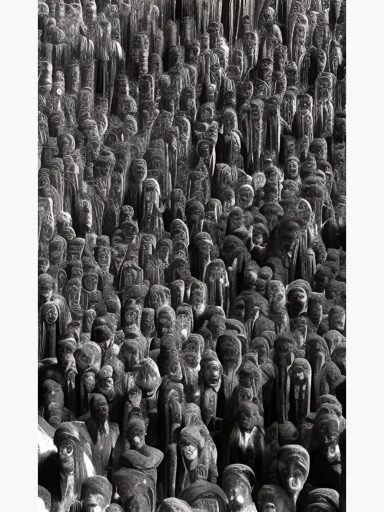 "Faceless Crowd" Sticker for Sale by TheDeepOnes | Redbubble