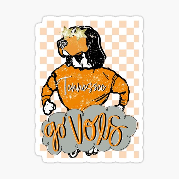 "Tennessee Vols Mascot Glam " Sticker for Sale by Mango084 | Redbubble