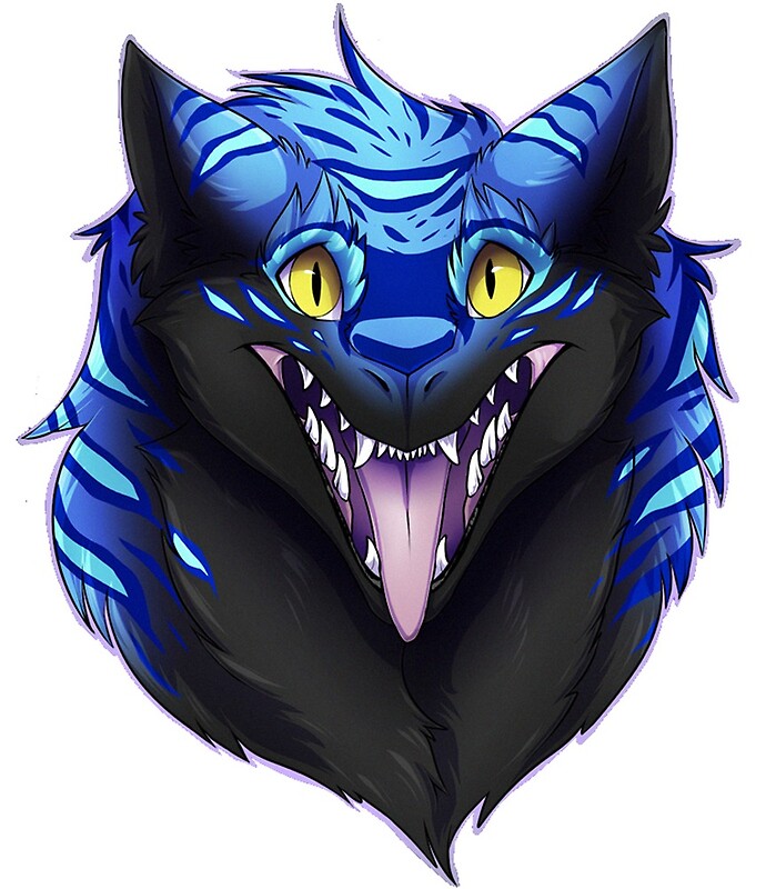 "Blue Sergal" by yotomoco | Redbubble