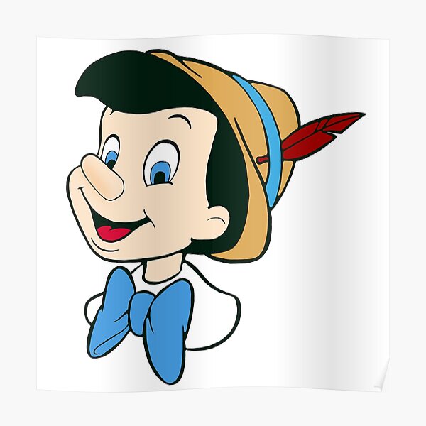 "Pinocchio Smile" Poster for Sale by Julia2Julia | Redbubble