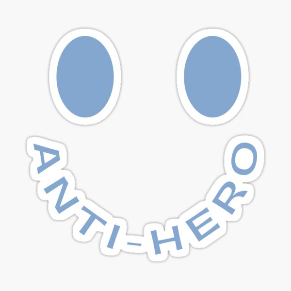 "anti hero smiley" Sticker for Sale by cottagecorococo | Redbubble