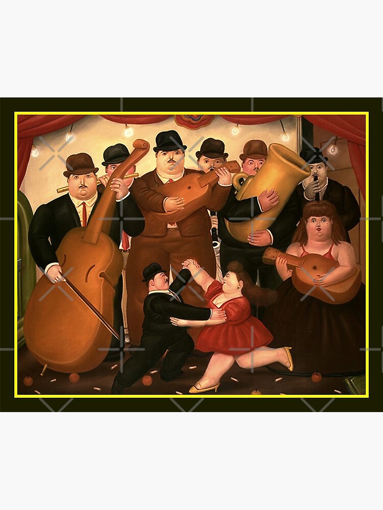 "Dancing in Colombia Fernando Botero" Poster for Sale by Ellies-Shop ...
