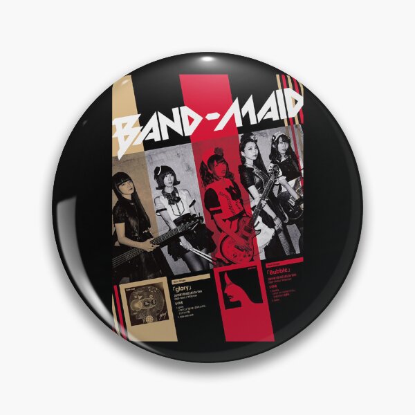 "Best Band Maid New Artwor Perfect Gift " Pin for Sale by MarcelGregus ...