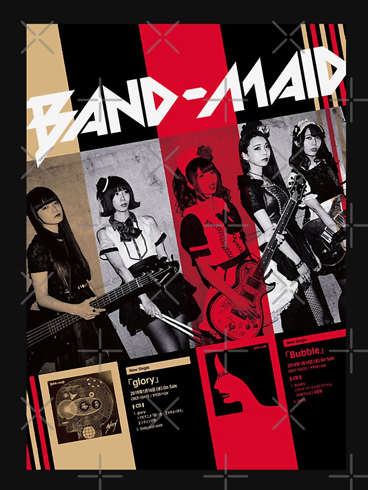 "Best Band Maid New Artwor Perfect Gift " Essential T-Shirt for Sale by ...