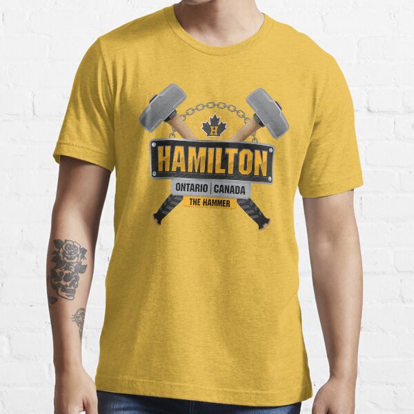 "Hamilton Ontario Canada - The Hammer" T-shirt for Sale by johnnyp1975 ...