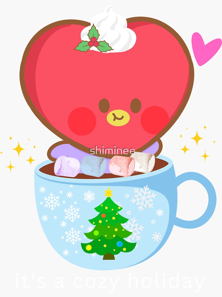 "Christmas BTS - Cute BTS Baby BT21 Tata V Taehyung biased - Merry ...