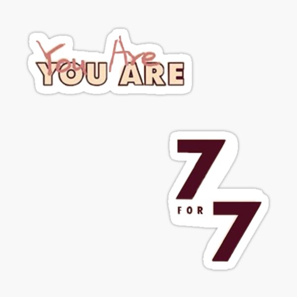 "got7 you are 7 for 7 sticker pack" Sticker for Sale by sab1na | Redbubble