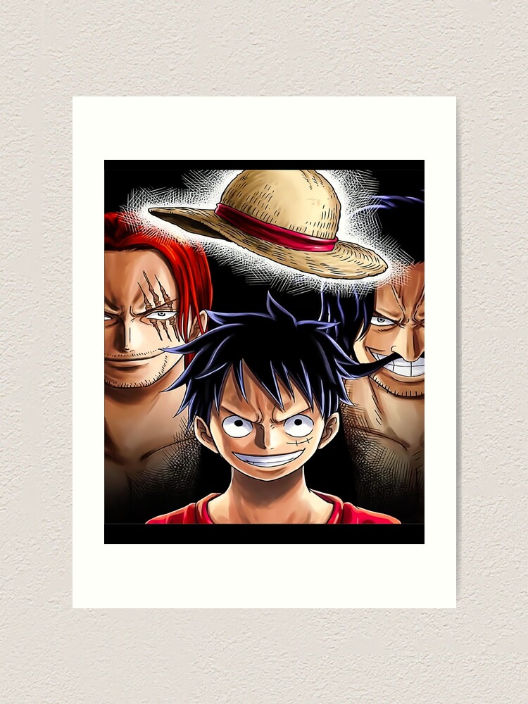 "one piece, luffy, monkey d luffy, one piece anime" Art Print for Sale ...