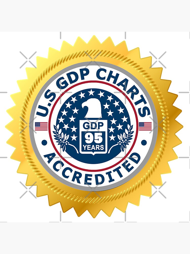 "GDP Accreditation Gold Badge. U.S GDP Charts, www.usgdpcharts.com ...