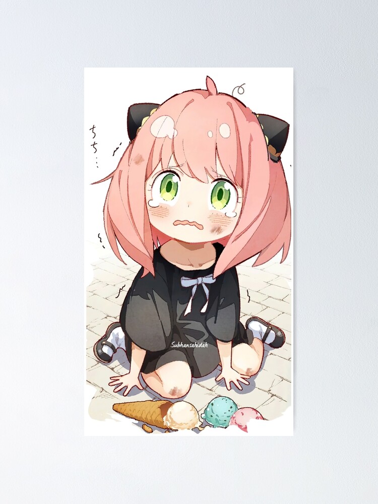 "Crying Anya Forger Spy X Family" Poster for Sale by DeHusJr | Redbubble