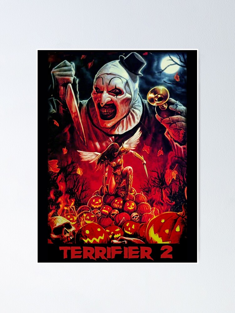 "Scary Horror Terrifier" Poster for Sale by Loopycathe | Redbubble