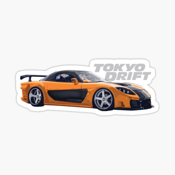 Sticker for Sale mit "HAN'S RX7 TOKYO JAPAN DRIFTING Paul Walker RACING ...