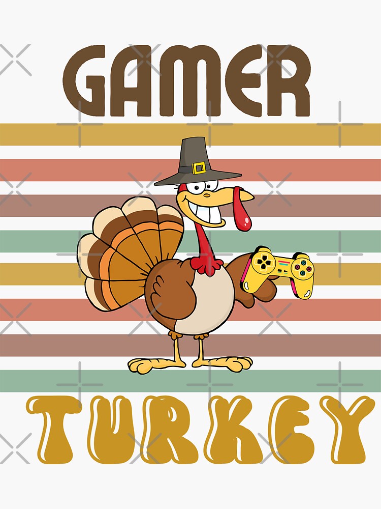 "Gamer Turkey" Sticker for Sale by praveendake | Redbubble