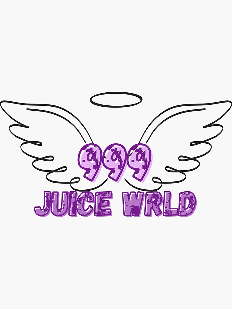 "Juice wrld 999" Sticker for Sale by KiyVibess | Redbubble