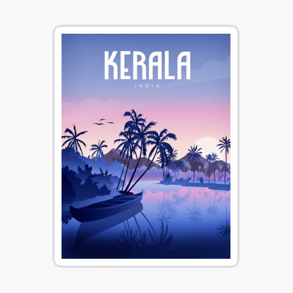 "Kerala" Sticker for Sale by isaacadams | Redbubble