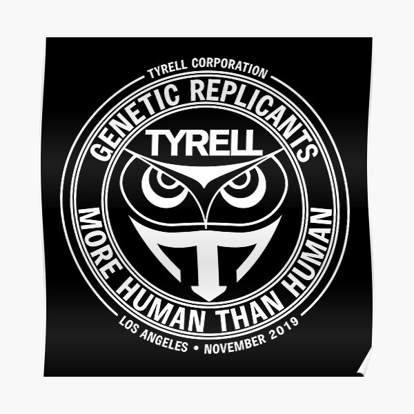 "Tyrell Corporation - White Variant" Poster for Sale by Purakushi ...