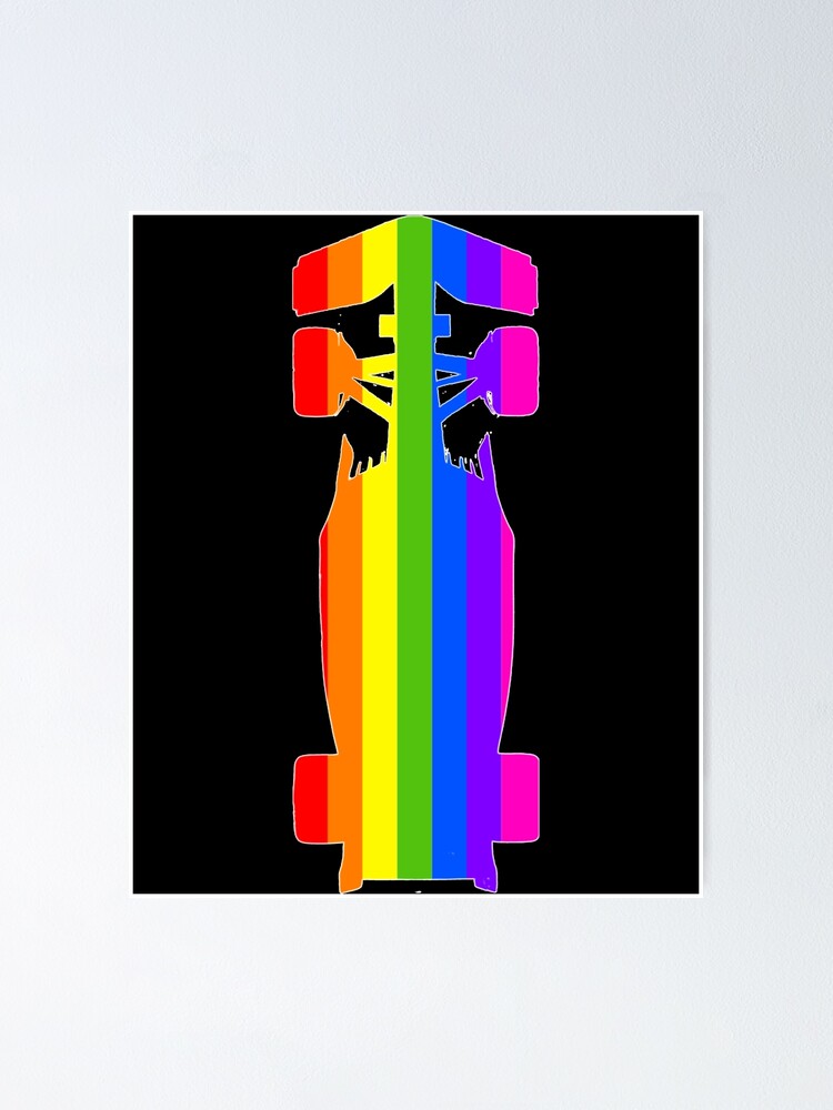 "Pride Rainbow Flag Formula 1 2022 Car " Poster for Sale by ...