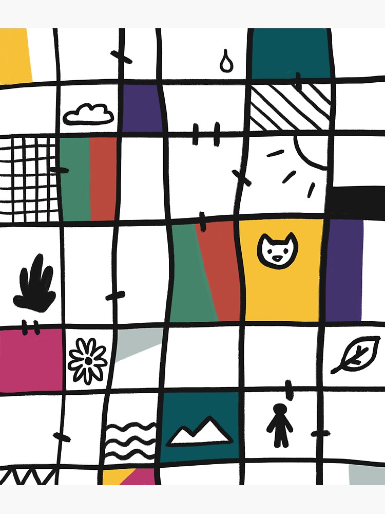 "patchwork" Sticker for Sale by BakE7 | Redbubble