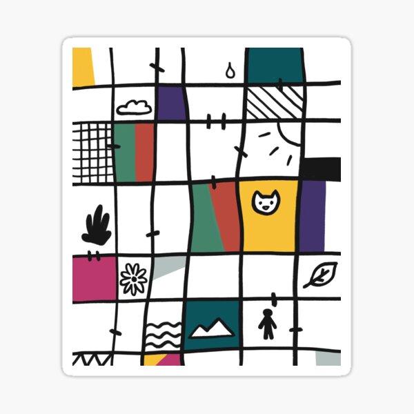 "patchwork" Sticker for Sale by BakE7 | Redbubble
