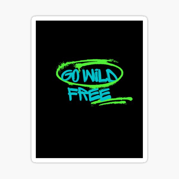 "Wild" Sticker for Sale by SunnyskyDigtal | Redbubble