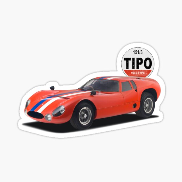 "Tipo 151 Racing Car" Sticker for Sale by rogue-design | Redbubble