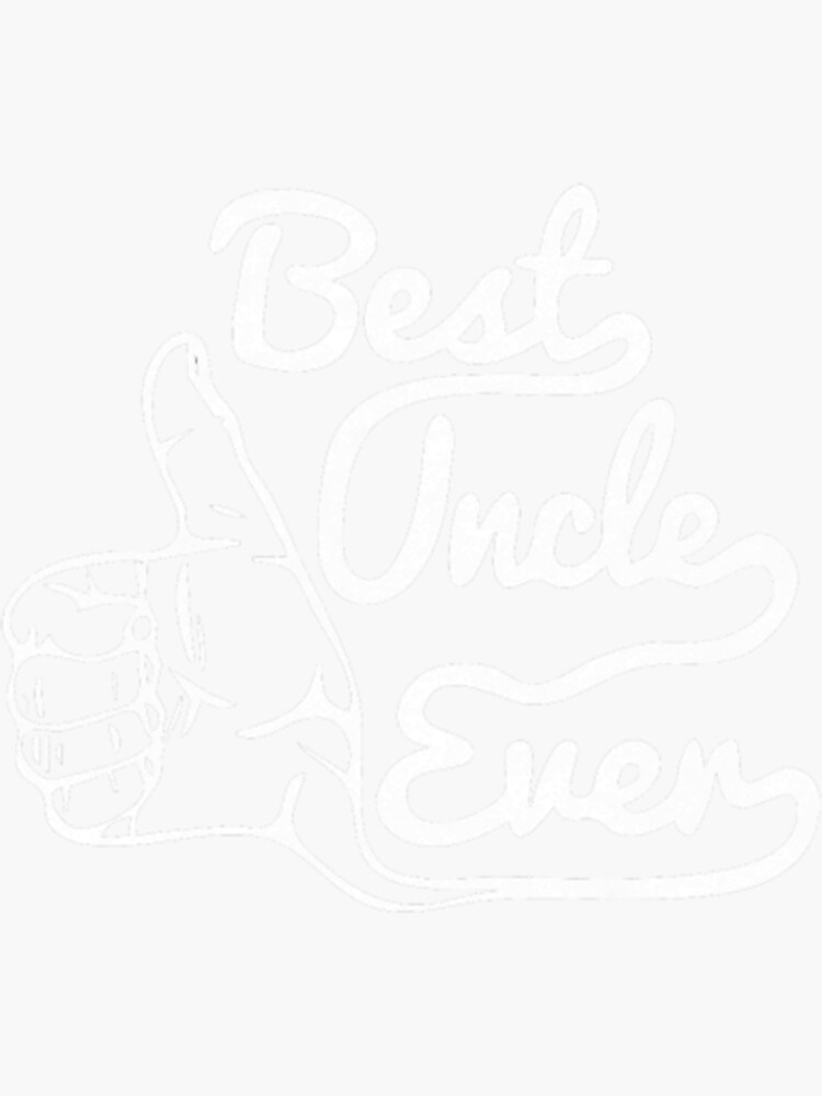 "Best uncle ever vintage" Sticker for Sale by DownBatone | Redbubble