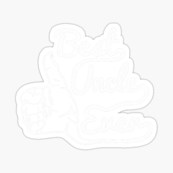 "Best uncle ever vintage" Sticker for Sale by DownBatone | Redbubble