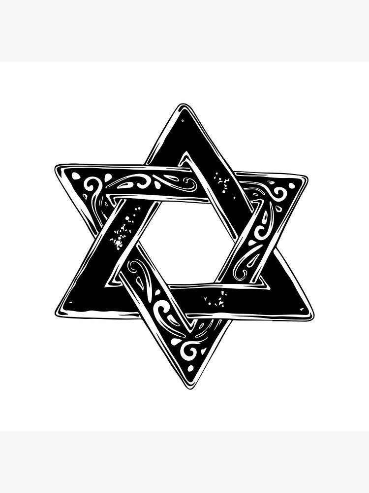 Póster «Estrella de David, judaísmo, judío y símbolo de Israel» de ...