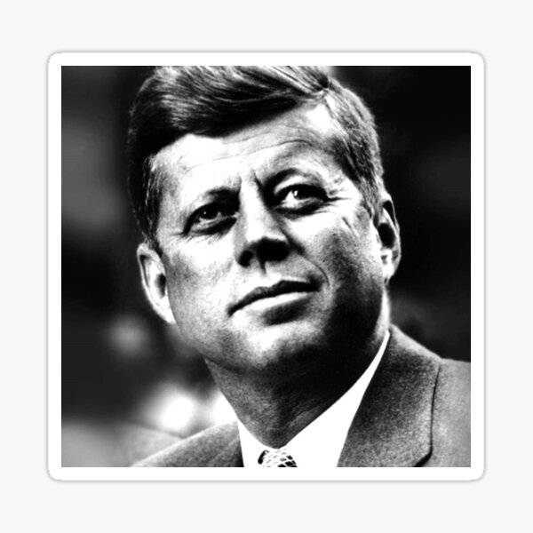 John F Kennedy Stickers | Redbubble