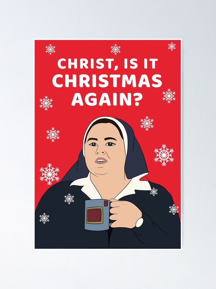 Derry Girls Christmas Card Sister Michael Quote Retro Show Peep Friday