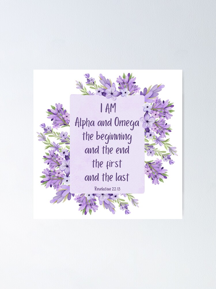 "New Testament - I am Alpha and Omega, the beginning and the end, the ...