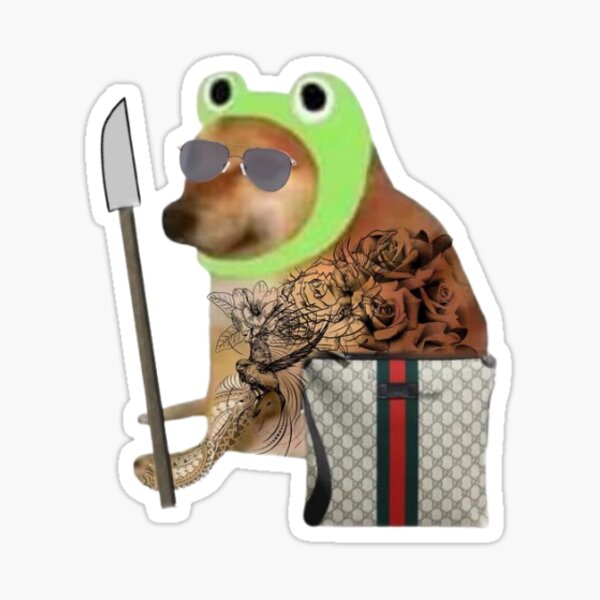 "Cheems so cool" Sticker for Sale by Yukian | Redbubble