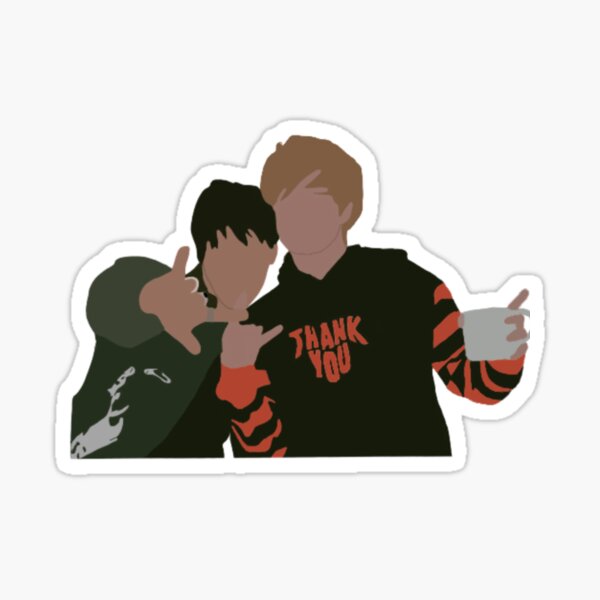 "Sam and Colby Thank You64" Sticker for Sale by EppsArtlh | Redbubble