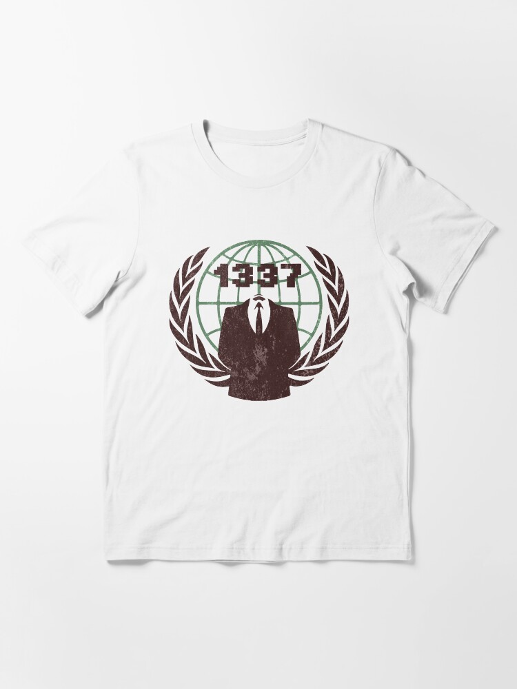 "1337 Anonymous Leet Hacker " T-shirt for Sale by Dailytees | Redbubble ...