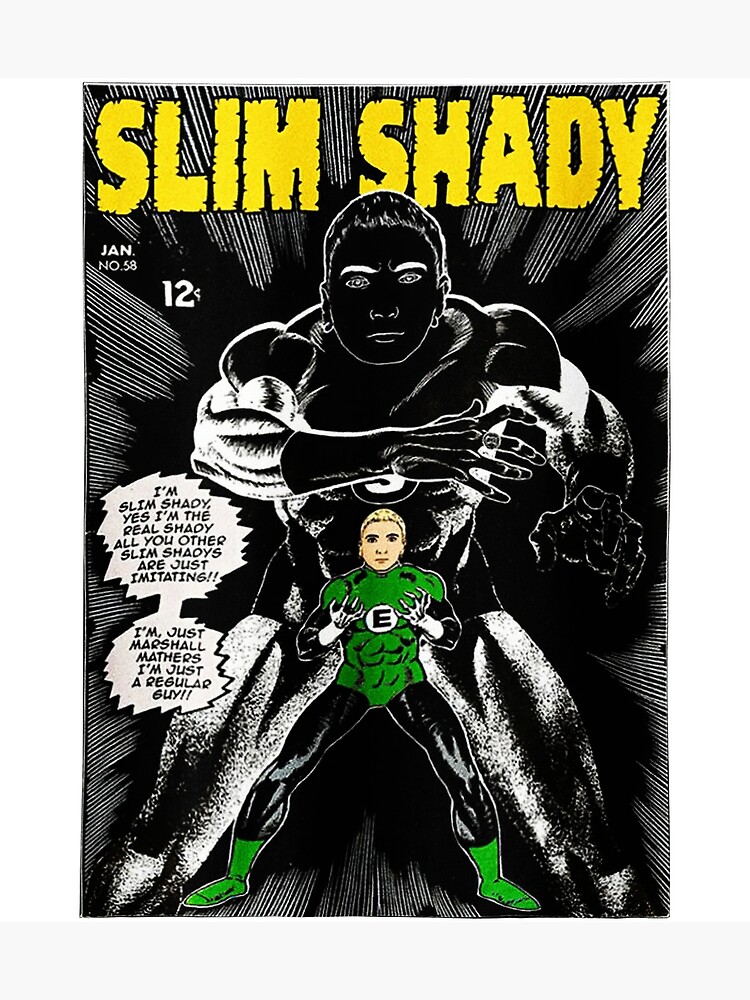 "Slim-Shady-EM-and-Dre-Comic" Poster for Sale by LolaGeorge | Redbubble