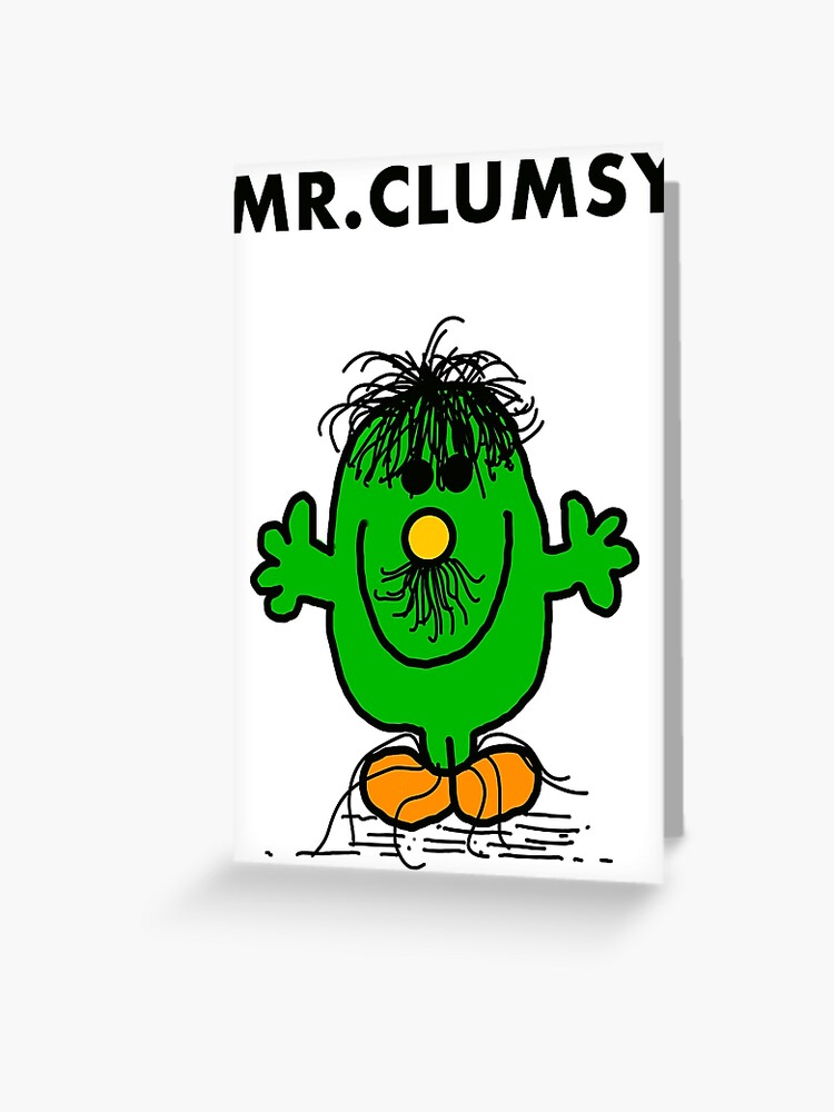 "Mr Clumsy from the Mr Men" Greeting Card for Sale by nickclarkeart ...