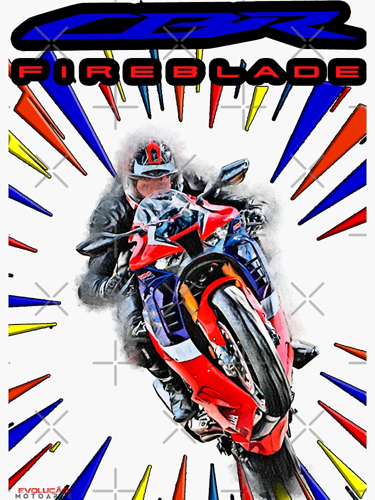 "Honda CBR 1000 RR R Fireblade 2022" Sticker for Sale by Evomotoarte ...