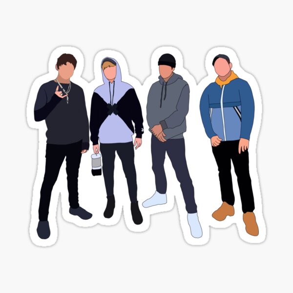 "Sam Colby Corey and Jake20" Sticker for Sale by EppsArtlh | Redbubble