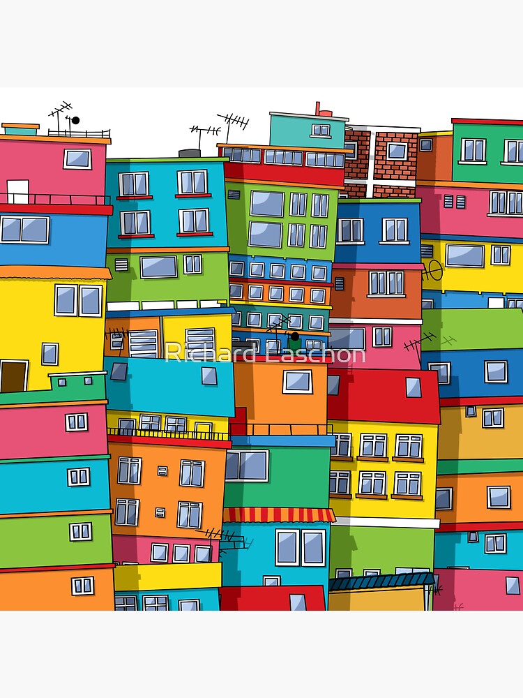 "Favela" Sticker by lirch | Redbubble