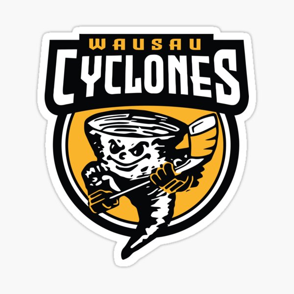"The Wausau Cyclones" Sticker for Sale by Gorge-Store | Redbubble