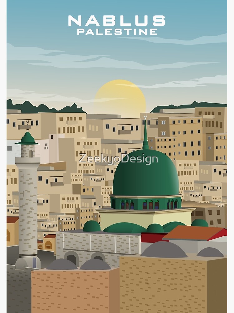 "Premium Nablus Palestine Design" Poster for Sale by ZeekyoDesign ...