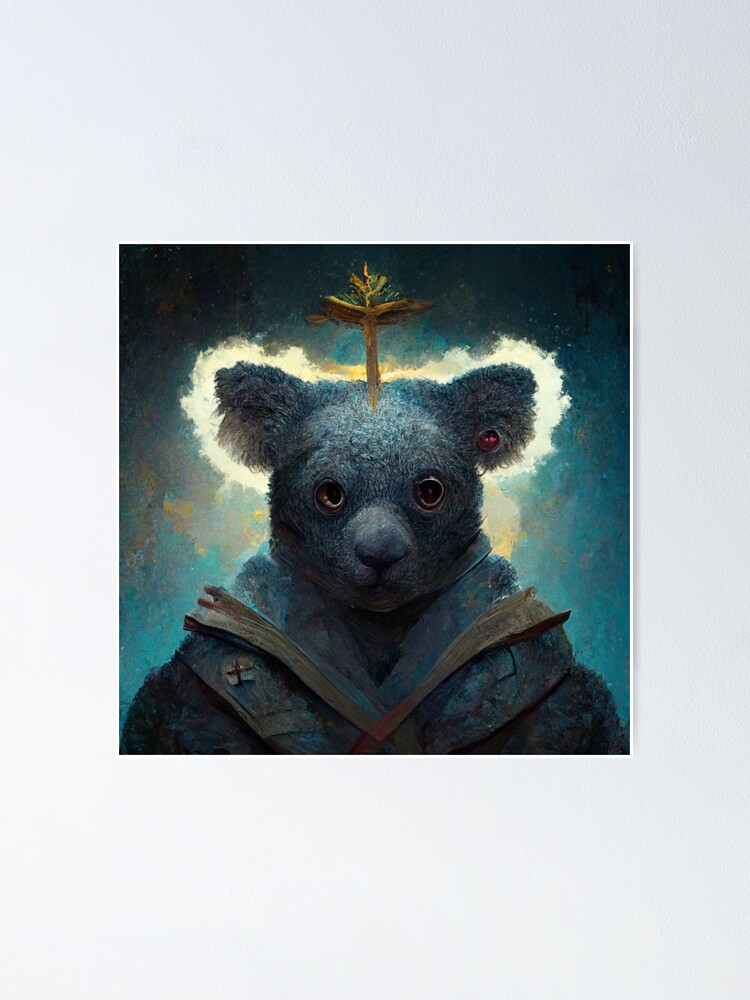 "god of koala" Poster for Sale by shrineshop | Redbubble