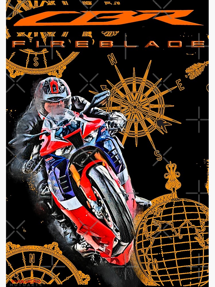 "CBR 1000 RR R Fireblade SBK" Poster for Sale by Evomotoarte | Redbubble